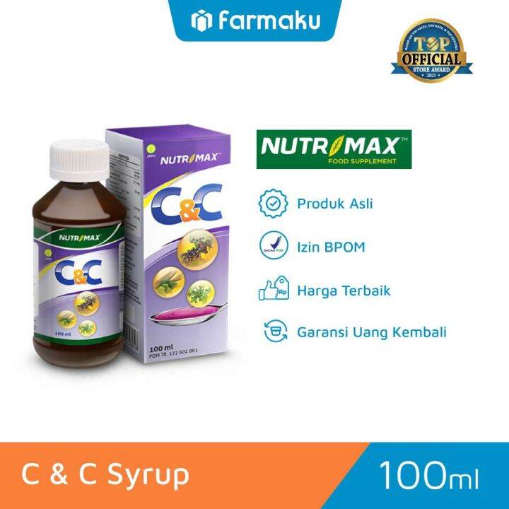 Nutrimax C & C Syrup 100 Ml | Lazada Indonesia