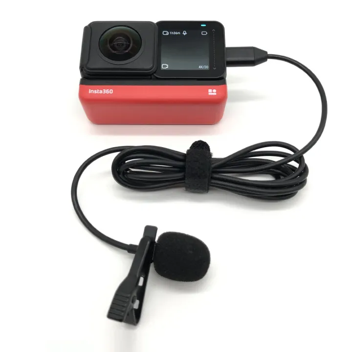 Microphone for Insta360 ONE X2 One R Type-C Lavalier Microphone ...