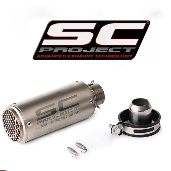 SC Project Muffler Full Exhaust System Muffler General Motorcycle ...