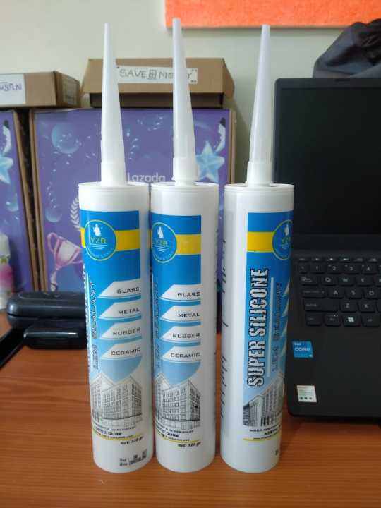 WARNA HITAM 320 gr Lem Botol / Lem Sealant Botol / Lem Silicone Glass ...
