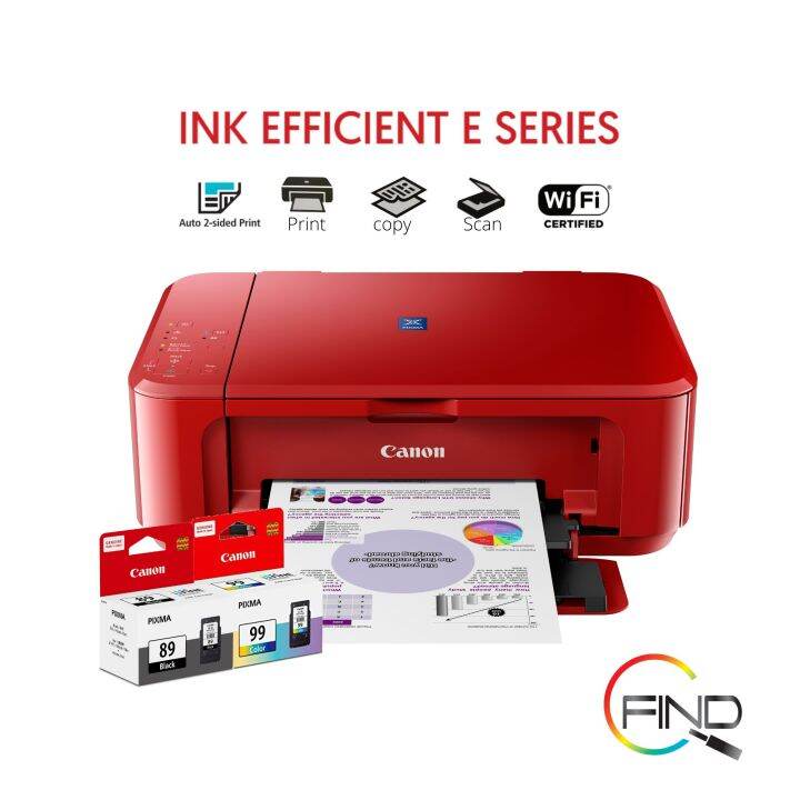 CANON PIXMA E560 AIO PRINTER (RED) | Lazada