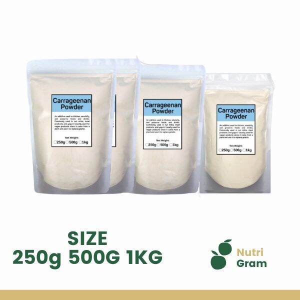CARRAGEENAN POWDER (FOOD ADDITIVE-THICKENER, EMULSIFIER) 250G 500G 1KG ...