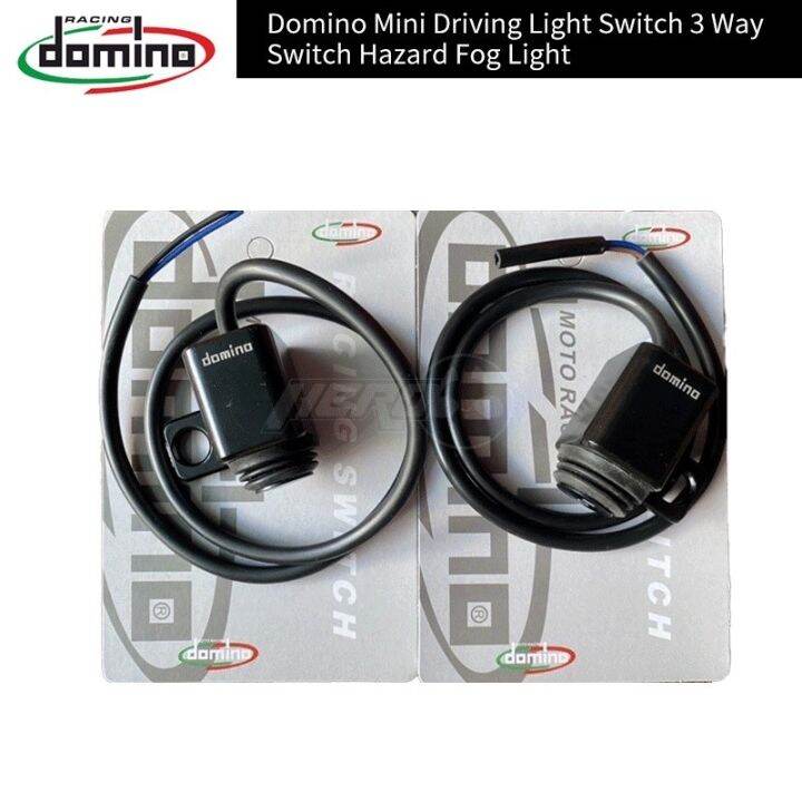 moto Domino Mini Driving Light Mirror Mount Switch 3 Way Hazard Fog ...