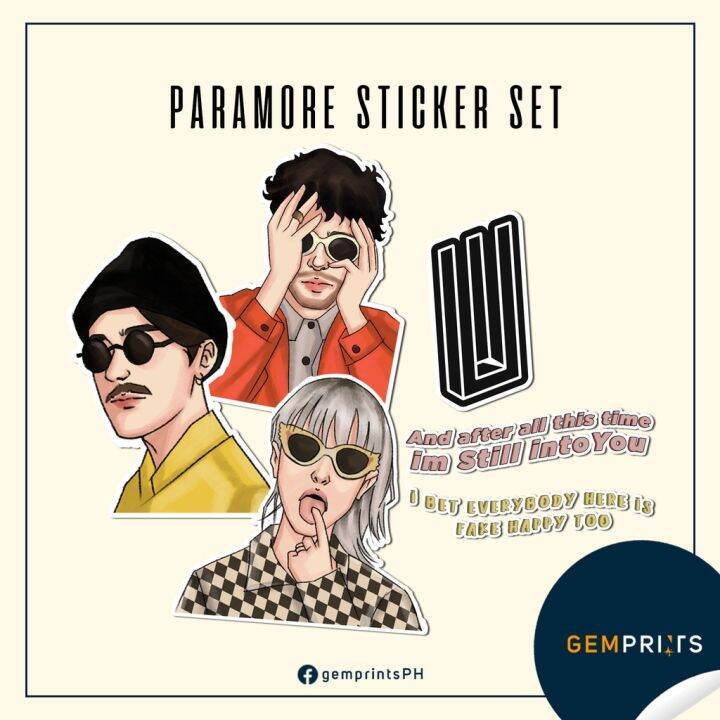 Paramore Sticker Set | Lazada PH
