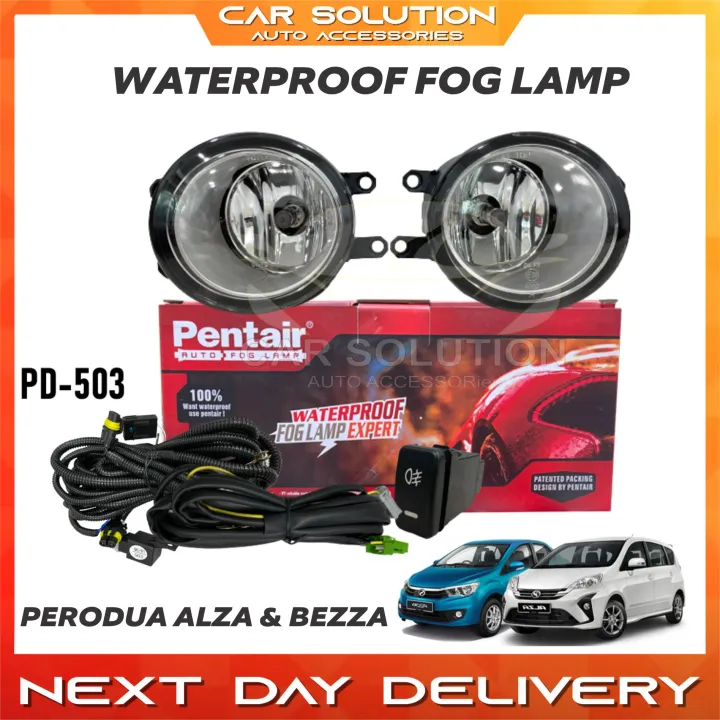 Pentair Foglamp Foglight Spotlight Set - Perodua Bezza & Alza (2014 ...