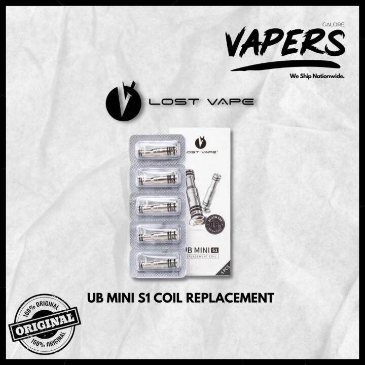 Elecg [AUTHENTIC] Lostvape UB Mini S1 Coil Replacement Ursa Nano Pro ...