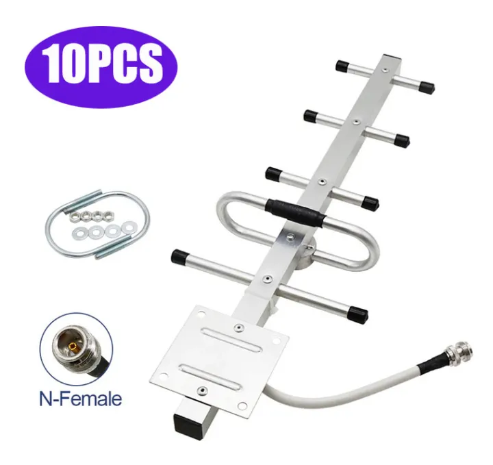 10Pcs Yagi Antenna 900 2g GSM external 9dbi Outdoor Directional Antenna N-female Antenna for ...