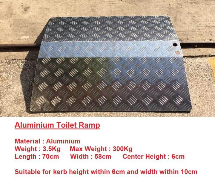 Aluminium Toilet Ramp for Wheelchair | Lazada Singapore