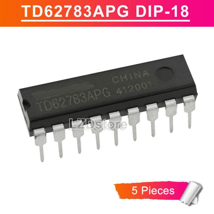 5pcs TD62783AP DIP-18 TD62783 TD62783APG DIP18 8ch High-Voltage Source ...