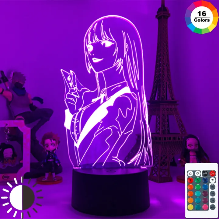 Led Night Light Cute Japanese Waifu Anime Lamp Yumeko Jabami From ...