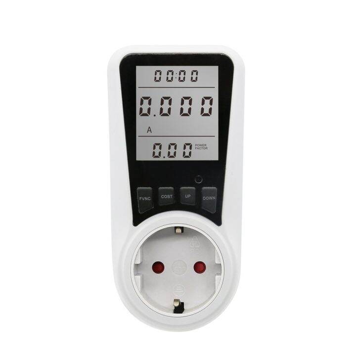 Digital Wattmeter Timer Switch Electronic 12/24 Hour Programmable Timing Socket EU/US Plug ...