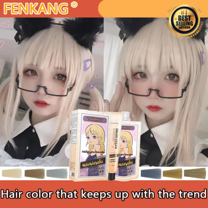 hair dye FENKANG Fading Cream 100ml Can lock the color for a long time ...