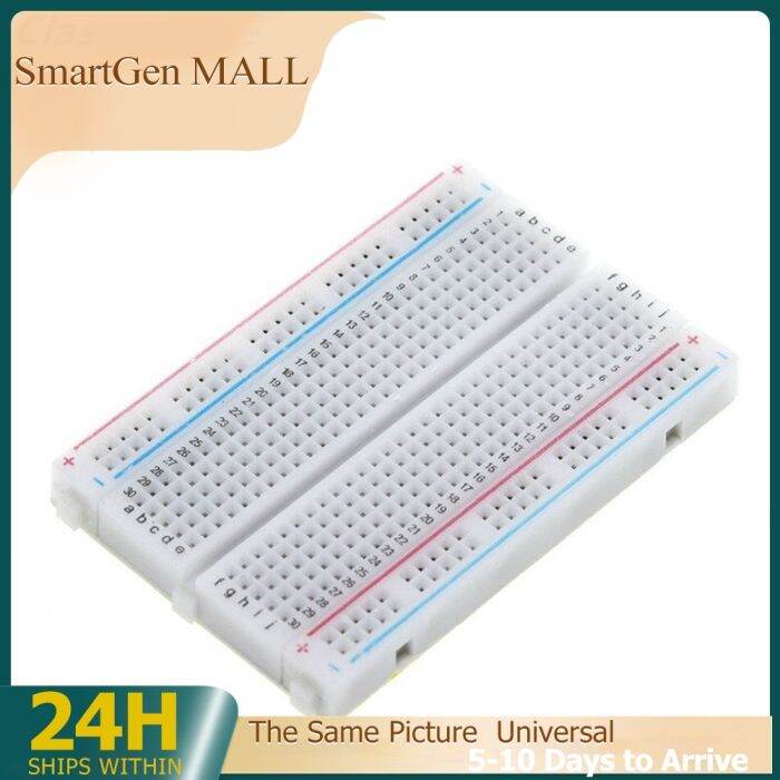 SmartGen MALL 1 Pcs New 400 Tie Points Solderless PCB Breadboard Mini ...