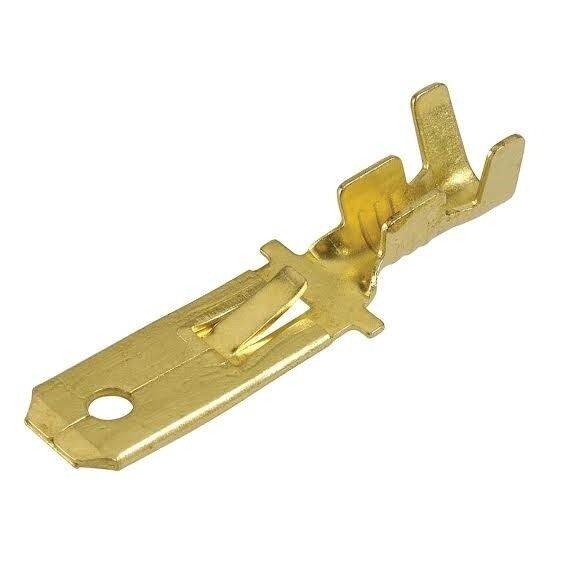 Skun Male Terminal Kabel Kuningan Konektor Gepeng | Lazada Indonesia