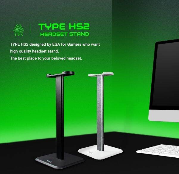 ขาตั้งหูฟัง Headset Stand EGA TYPE HS2 ใช้งานง่าย มีให้เลือก 2 สี Black ...