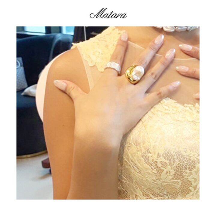 (Pre-Order) Matara Studio: Classic - Double O Shiny Ring | Lazada.co.th