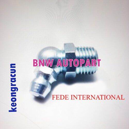 Nepel grease/nepel gemuk 10mm bengkok 45 derajat . | Lazada Indonesia