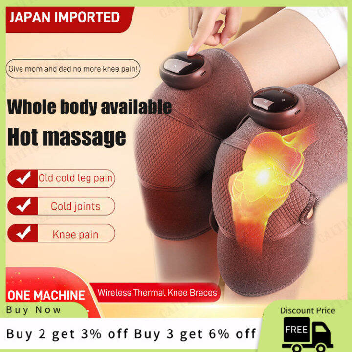 Mengkai Knee Massager Vibration Joints Cold Legs Selfheating Knee