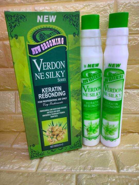 VERDON NE SILKY KERATIN REBONDING SET | Lazada PH