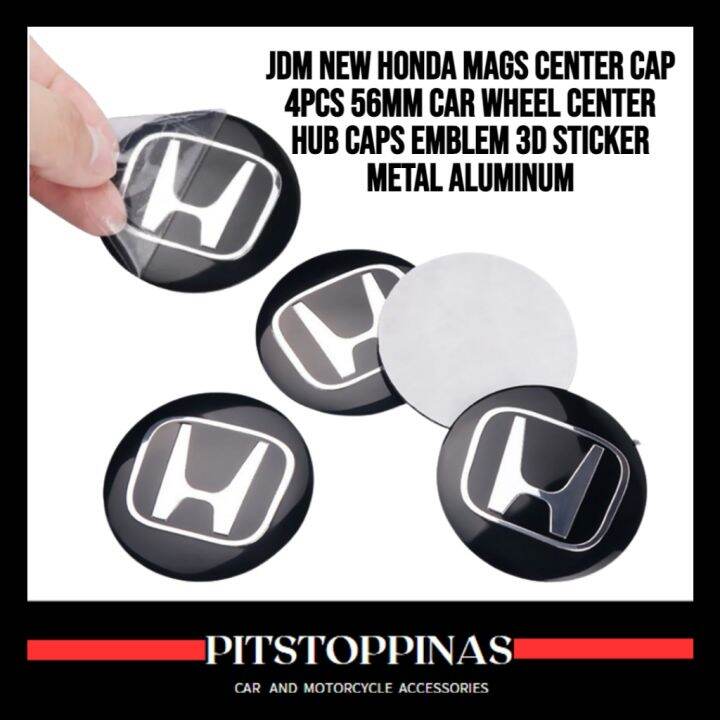 JDM New Honda Mags Center Cap 4pcs 56mm Car Wheel Center Hub Caps ...