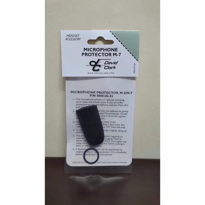 DAVID CLARK MIC MUFF FOR M-7A MICROPHONES FOR H10 ModelsaOF | Lazada PH