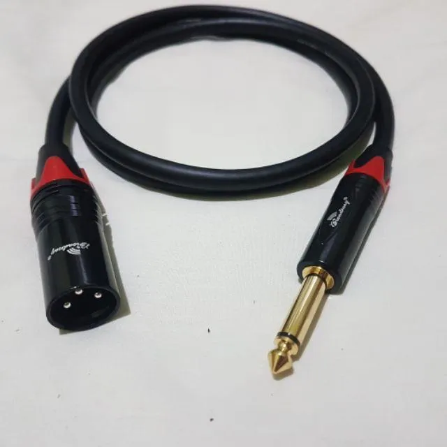 XLR male to PL-55 mono 1meter cord | Lazada PH