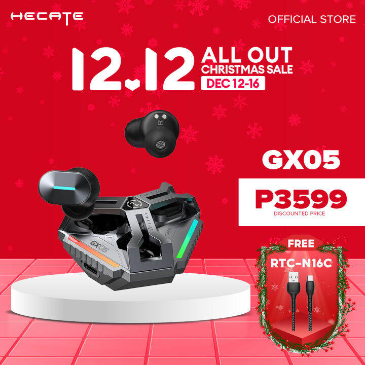Edifier Hecate GX05 Ultra-Low Latency TWS Gaming Earbuds/Dual wireless mode/Fast Charging ...