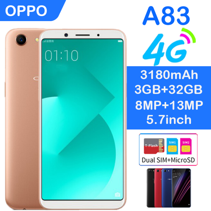 OPPO A83 smartphone,5.7inch Android Phone,8MP+13MP HD Camera,Dual Sim ...