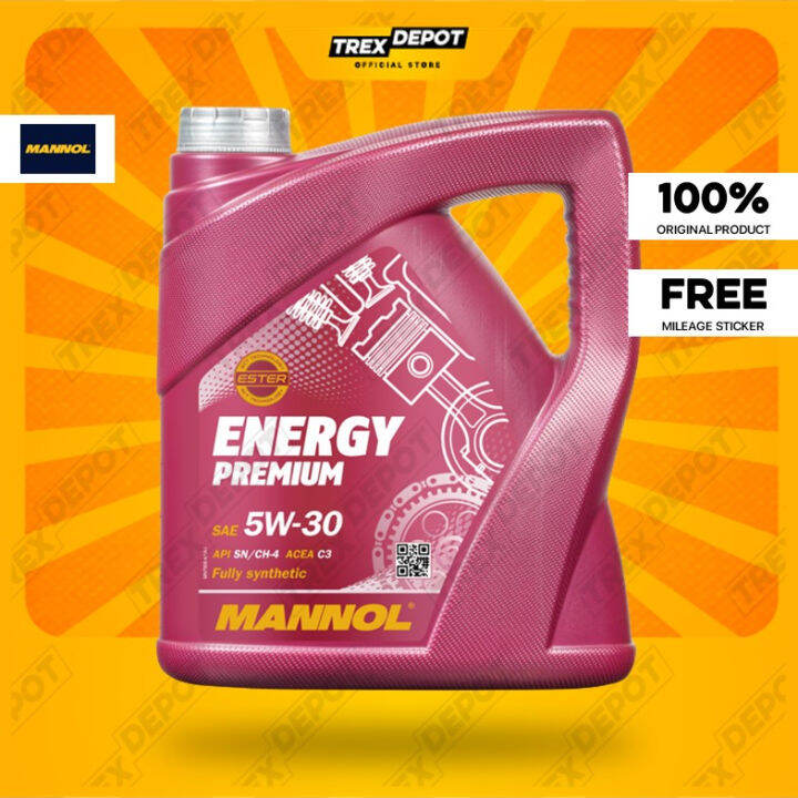 Mannol Energy Premium 5W30 Engine Oil (4L) | Lazada