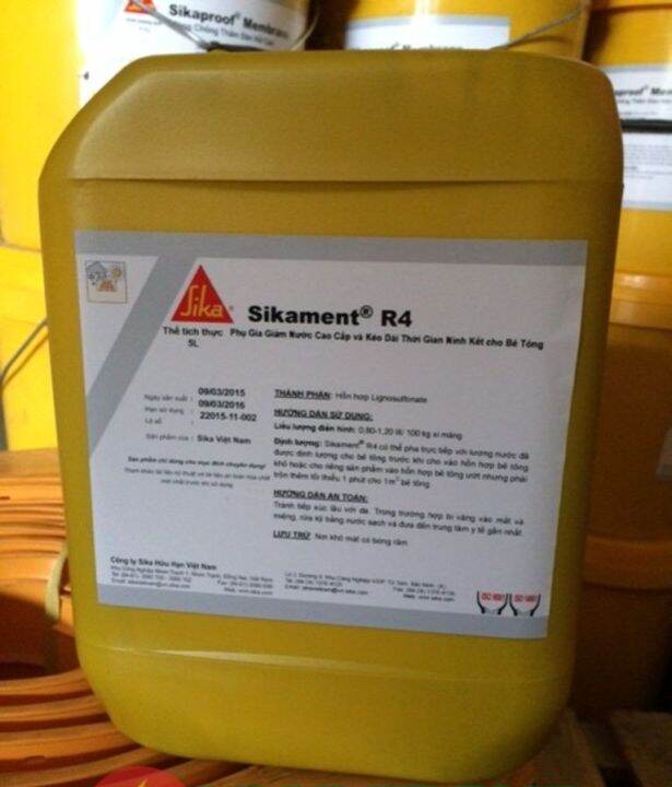 Sikament R4-25Kg Phụ Gia Hóa Dẻo Giảm Nước Cho Bê Tông | Lazada.vn