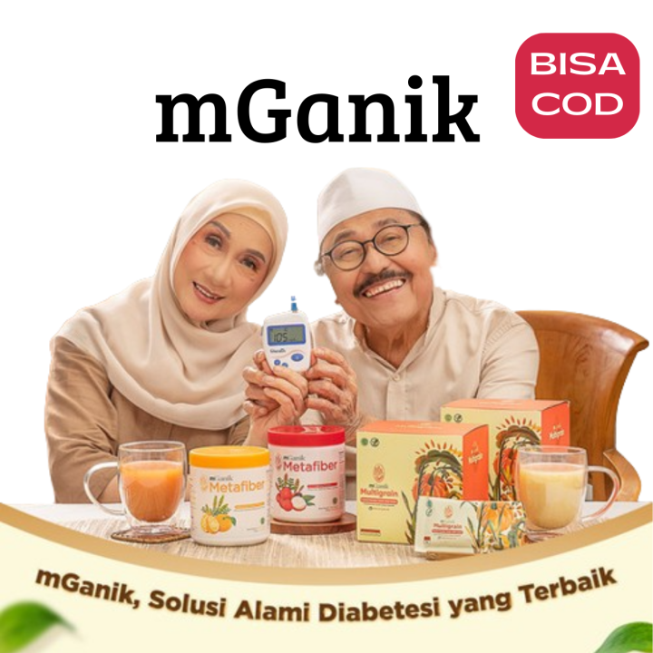 MGANIK METAFIBER 450 Gram 42 Serving Minuman Serat Fiber Untuk Diabetes ...