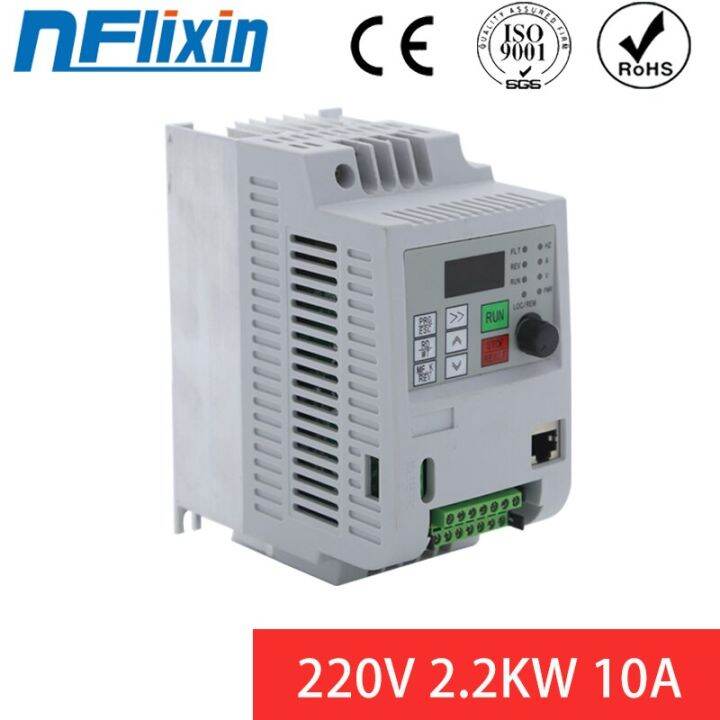 1.5KW/2.2KW 220V Single Phase Input 3 Phase Output PWM Frequency Converter Drive Inverter CNC ...