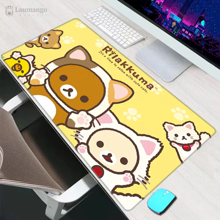 Large Mouse Pad Anime Accessories Carpet Mousepad Xxl Valorant Genshin ...