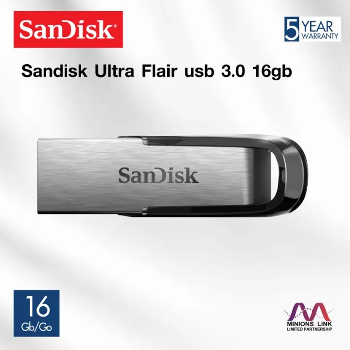 16 GB FLASH DRIVE SANDISK ULTRA FLAIR USB 3.0 | Lazada.co.th