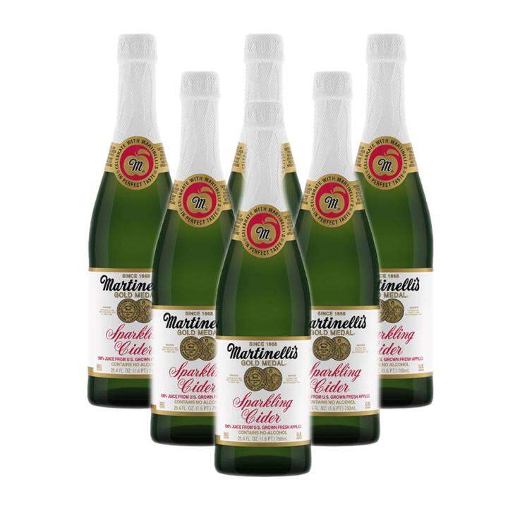 Martinelli's Sparkling Cider 6 Pack (750ml per Bottle) | Lazada PH