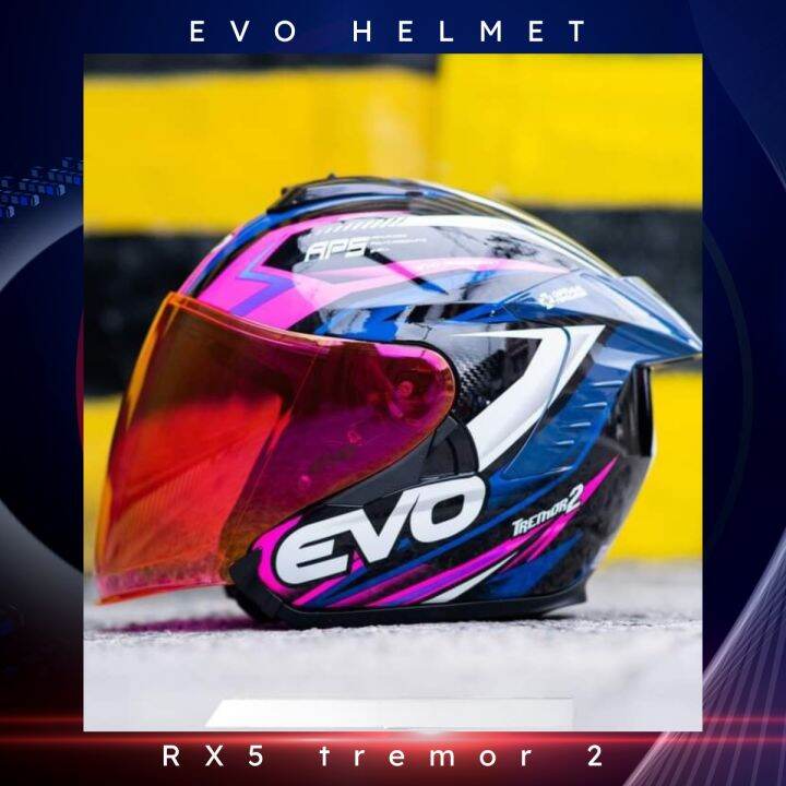 EVO HELMET RX5 TREMOR 2 HALF FACE pink | Lazada PH