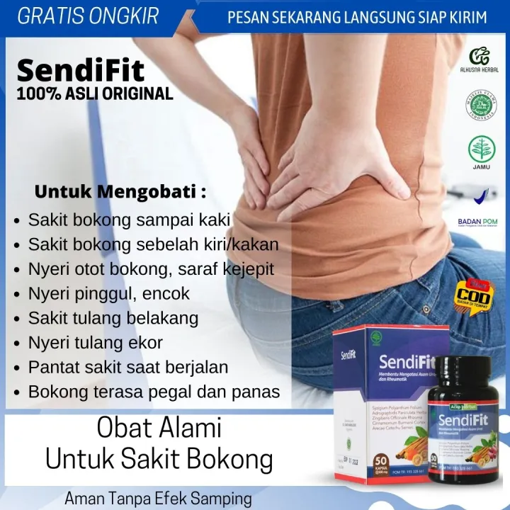 SENDIFIT Kapsul Solusi Obat Sakit Bokong Sampai Kaki 100% - Obat sakit ...