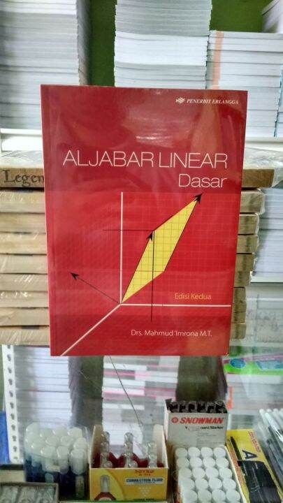BUKU ALJABAR LINEAR DASAR EDISI KEDUA ERLANGGA | Lazada Indonesia