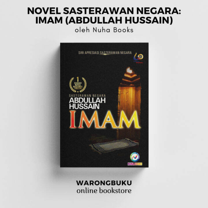 NUHA BOOKS - IMAM Oleh Sasterawan Negara Abdullah Hussain | novel imam | imam abdullah hussain ...