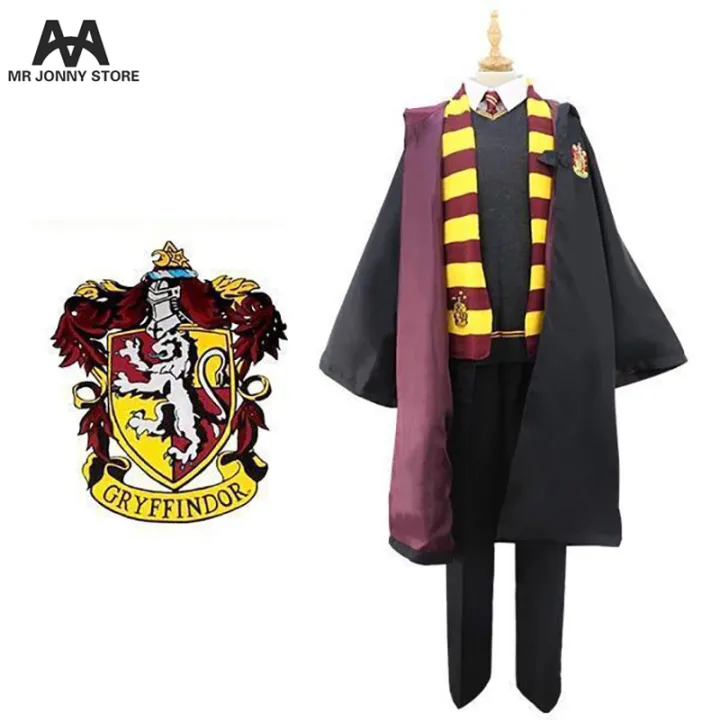 MJ Harry Potter Wind Robe คอสเพลย์เครื่องแต่งกาย Gryffindor School ...