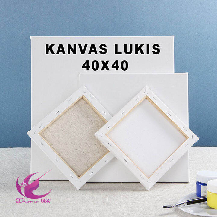 Kanvas Lukis 40 x 40 cm - Marsoto/ Standar Canvas Board 40x40 | Lazada ...