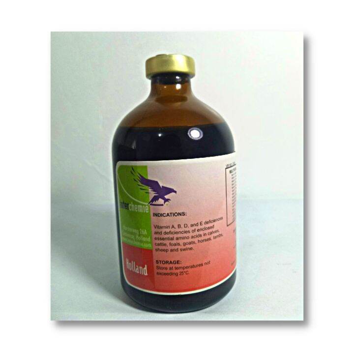 [RCG AGRIVET] 1 BOTTLE Introvit Multivitamins 100ml / Gamefowl Cattle ...