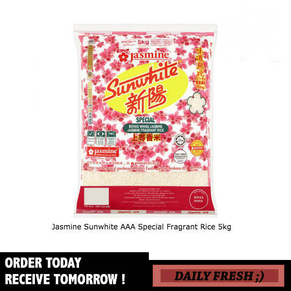 Jasmine Sunwhite AAA Special Fragrant Rice 5kg Beras | Lazada