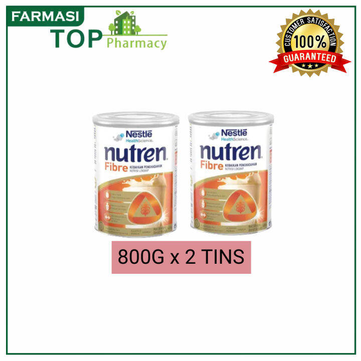 Nestle Nutren Fibre Complete Nutrition 800g X 2 Tins (TWIN) | Lazada