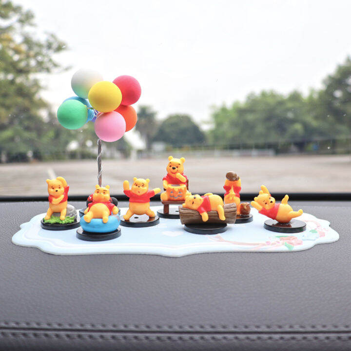 Winnie the Pooh 7 doll car ornaments doll car interior center console ...