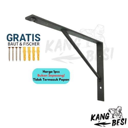 Bracket Besi Siku Rak Dinding Susun Tebal | Lazada Indonesia