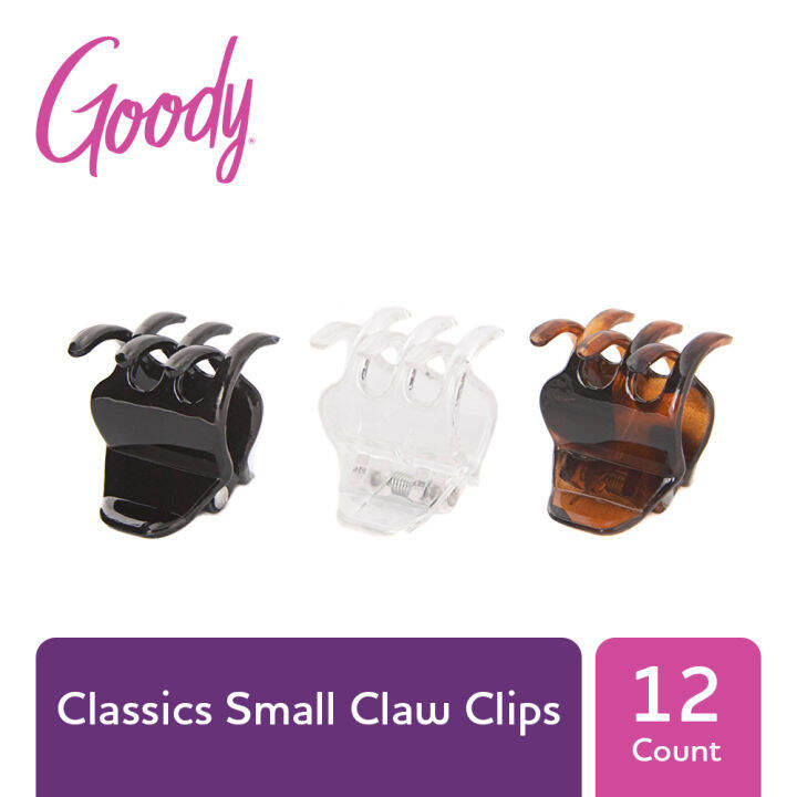 Goody Classics Small Claw Hair Clips, 12ct | Lazada PH