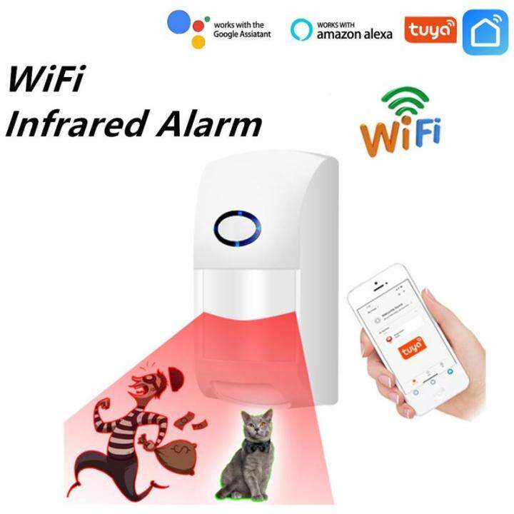 HOT Smart Home Tuya Smart Wifi Alarm Mini Infrared Detectors ...