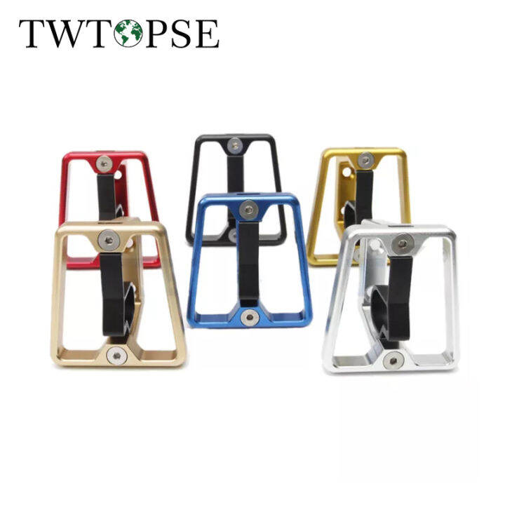 TWTOPSE Bicycle Front Bag Carrier Block Bracket For Brompton 3Sixty Pikes Folding Bike S Bag ...
