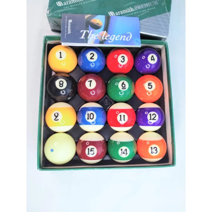ARAMITH PREMIUM ORIGINAL BILLIARD BALL SET / bola ng bilyaran satandard ...